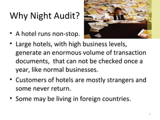 Night audit or Day-end process in hotels | PPT