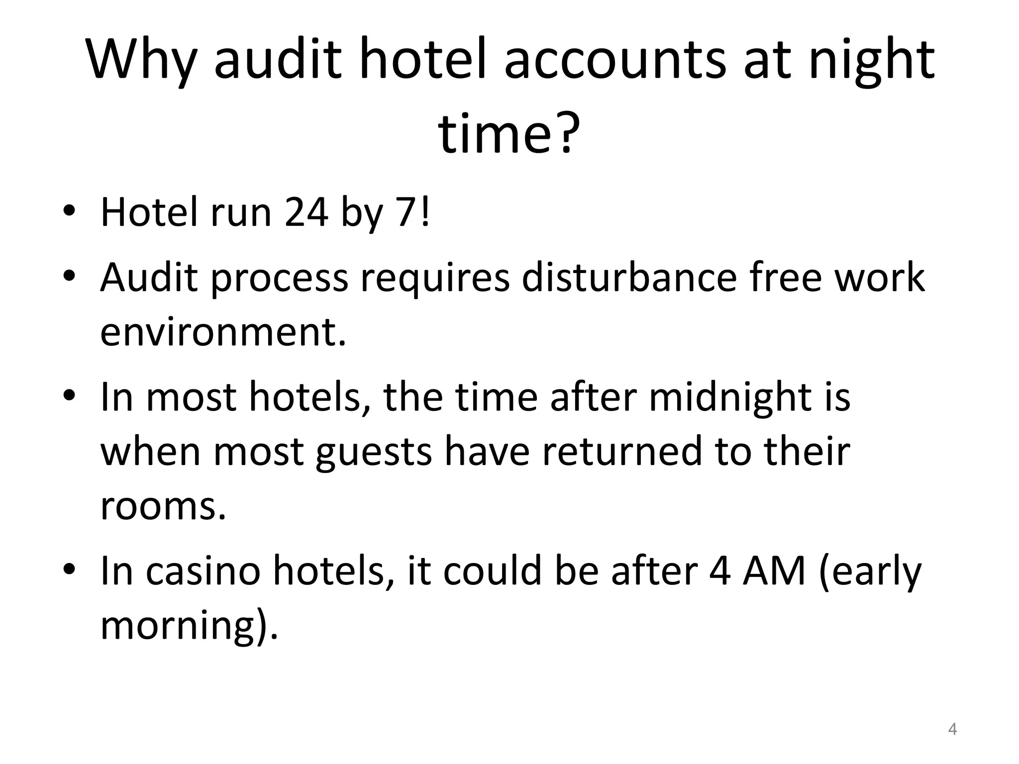 Night Audit & System Update in Hotels (Updated on August 24, 2020) | PPT
