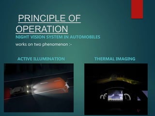 night vision in automobiles | PPTX