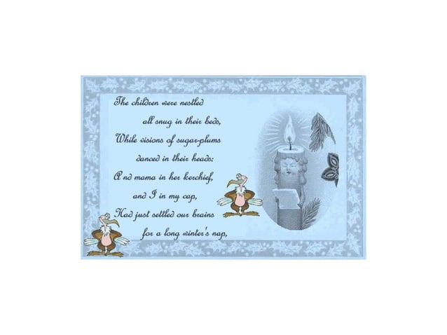 Night beforexmasblue birds | PPT