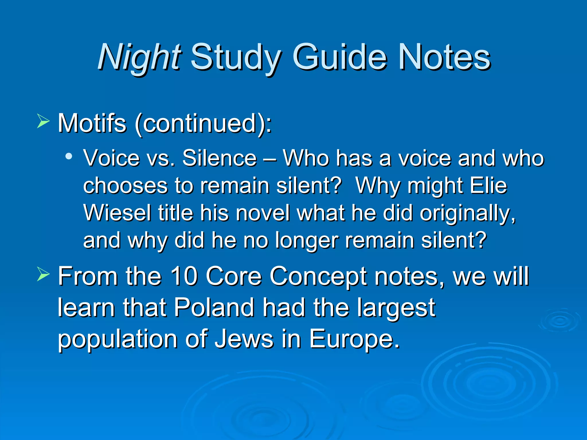 Night+by+elie+wiesel | PPT