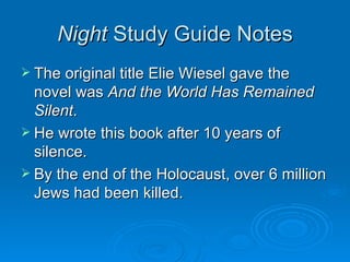 Night+by+elie+wiesel | PPT