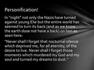 Night by elie wiesel | PPTX