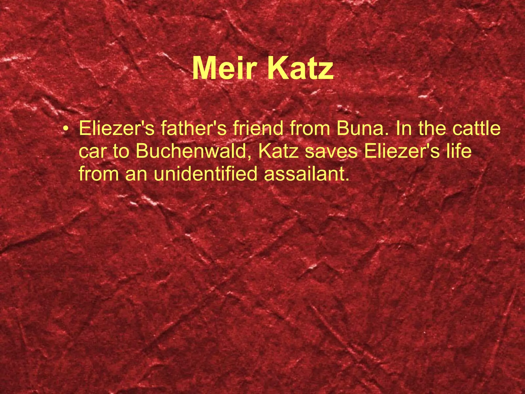 Night—characters | PPT