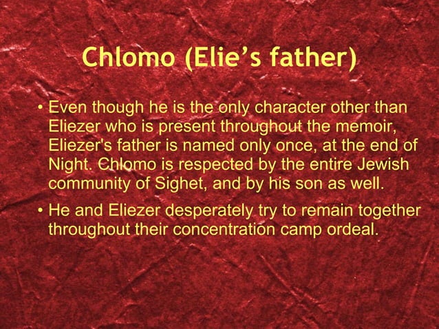 Night—characters | PPT