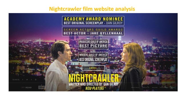Nightcrawler analysis | PPT