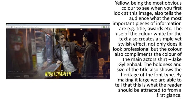 Nightcrawler analysis | PPT