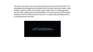 Nightcrawler analysis | PPTX