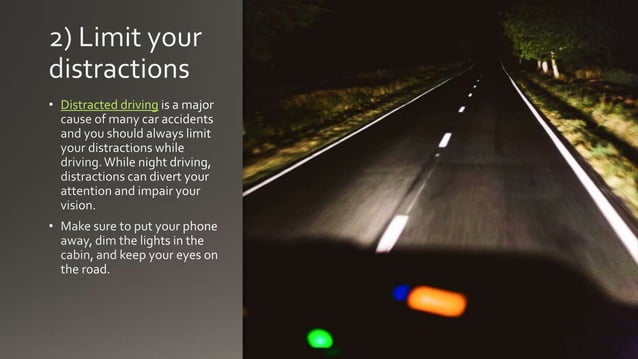 Night driving safety tips | PDF