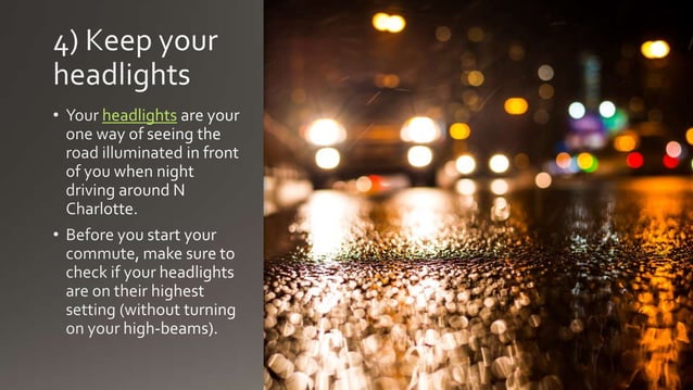 Night driving safety tips | PDF