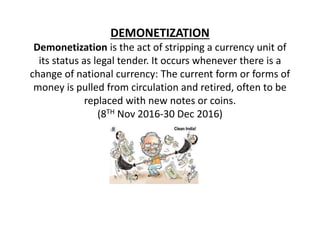 Demonetization topic ppt | PPTX