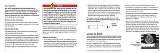 Instruction Manual | Nightforce Competition | Optics Trade | PDF