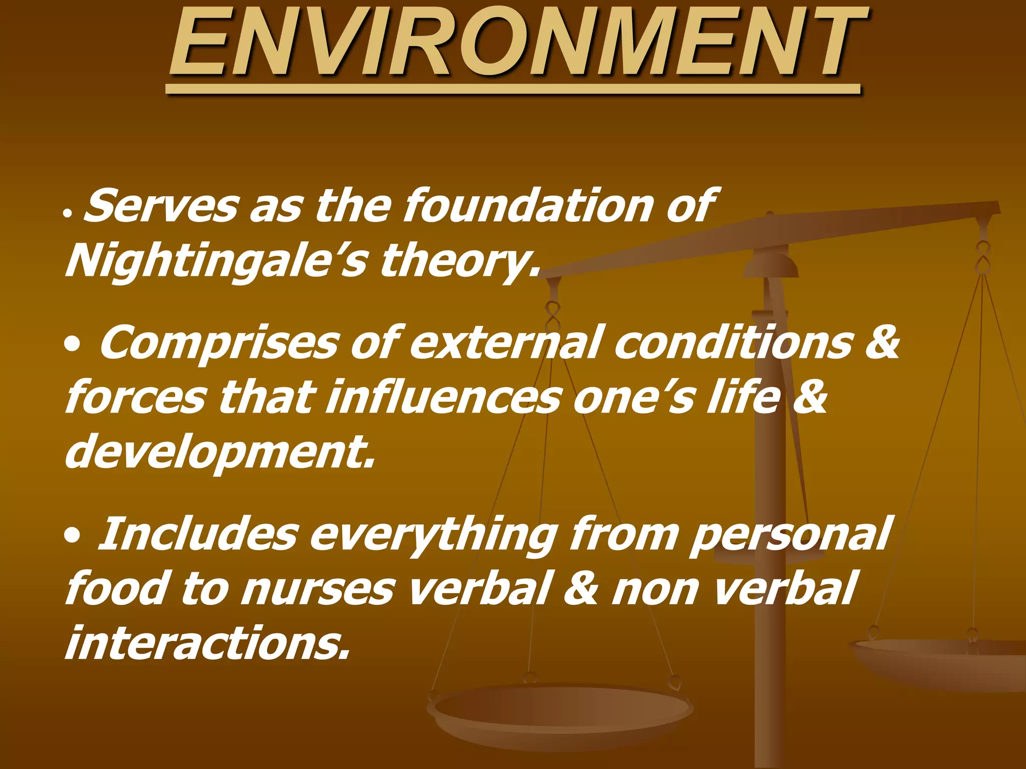 NIGHTINGALE - ENVIRONMENTAL THEORY | PPT