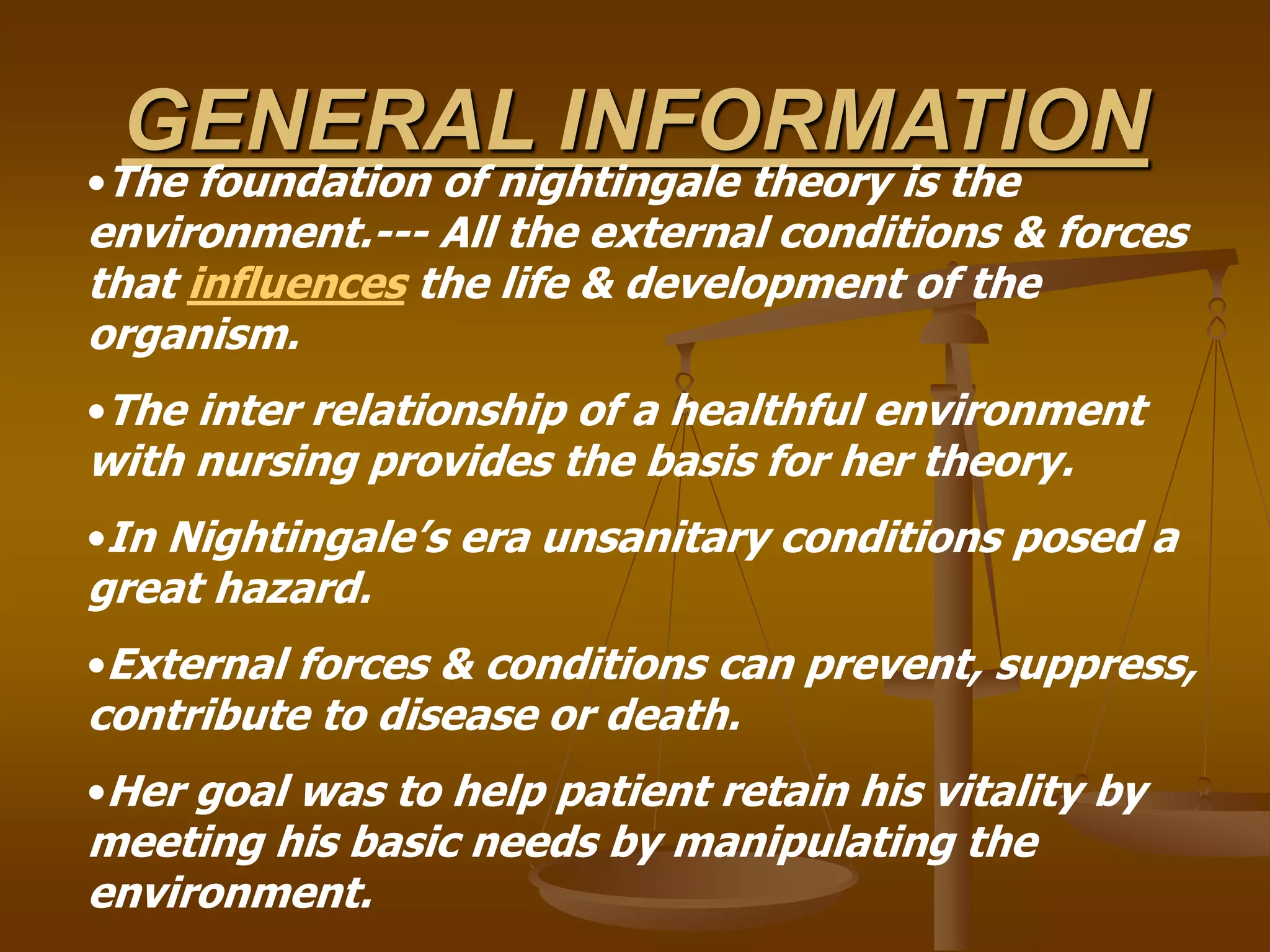 NIGHTINGALE - ENVIRONMENTAL THEORY | PPT