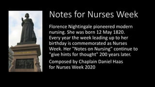Nightingale on Nurses Week | PPTX