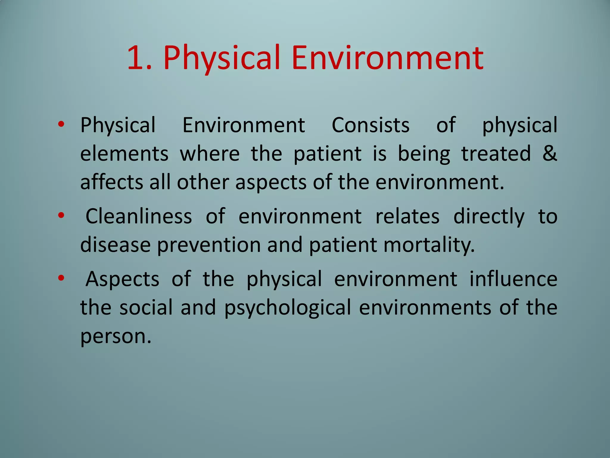 Nightingale's environment theory | PDF