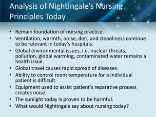 Nightingale's Theory Presentation | PPTX