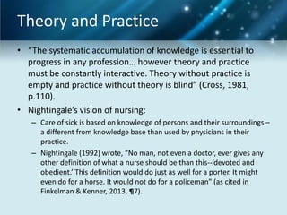 Nightingale's Theory Presentation | PPTX