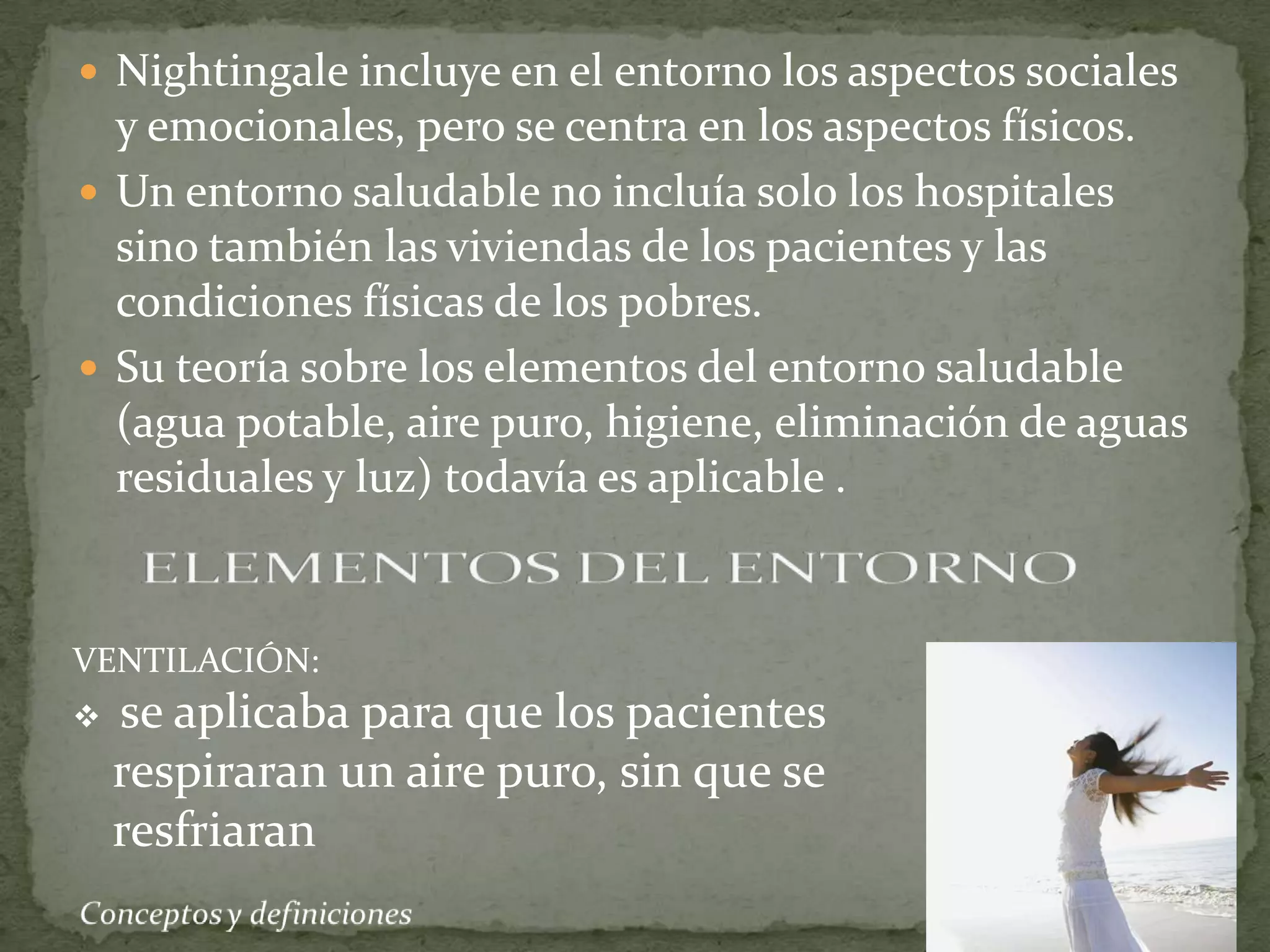 FLORENCE NIGHTINGALE- TEORÍA DEL ENTORNO | PPTX