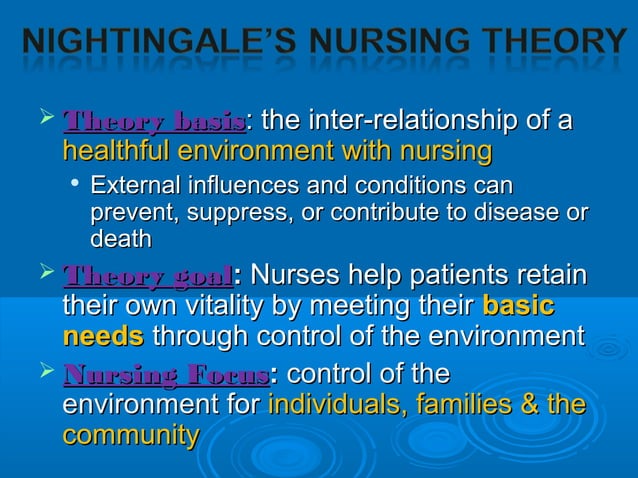 Nightingale theory | PPT | Sleep Disorders | Diseases and Conditions