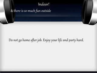 Night Life Powerpoint Presentation | PPTX