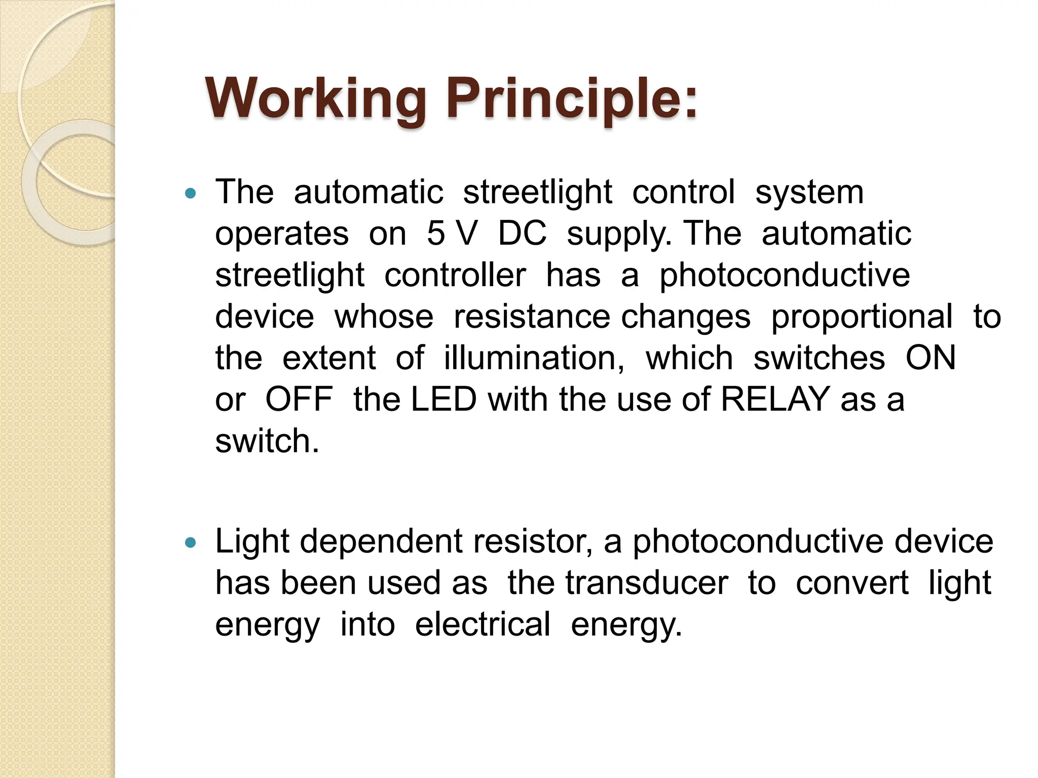 night lighting using ldr and arduino uno | PPT