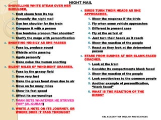 NIGHT MAIL POEM | PDF