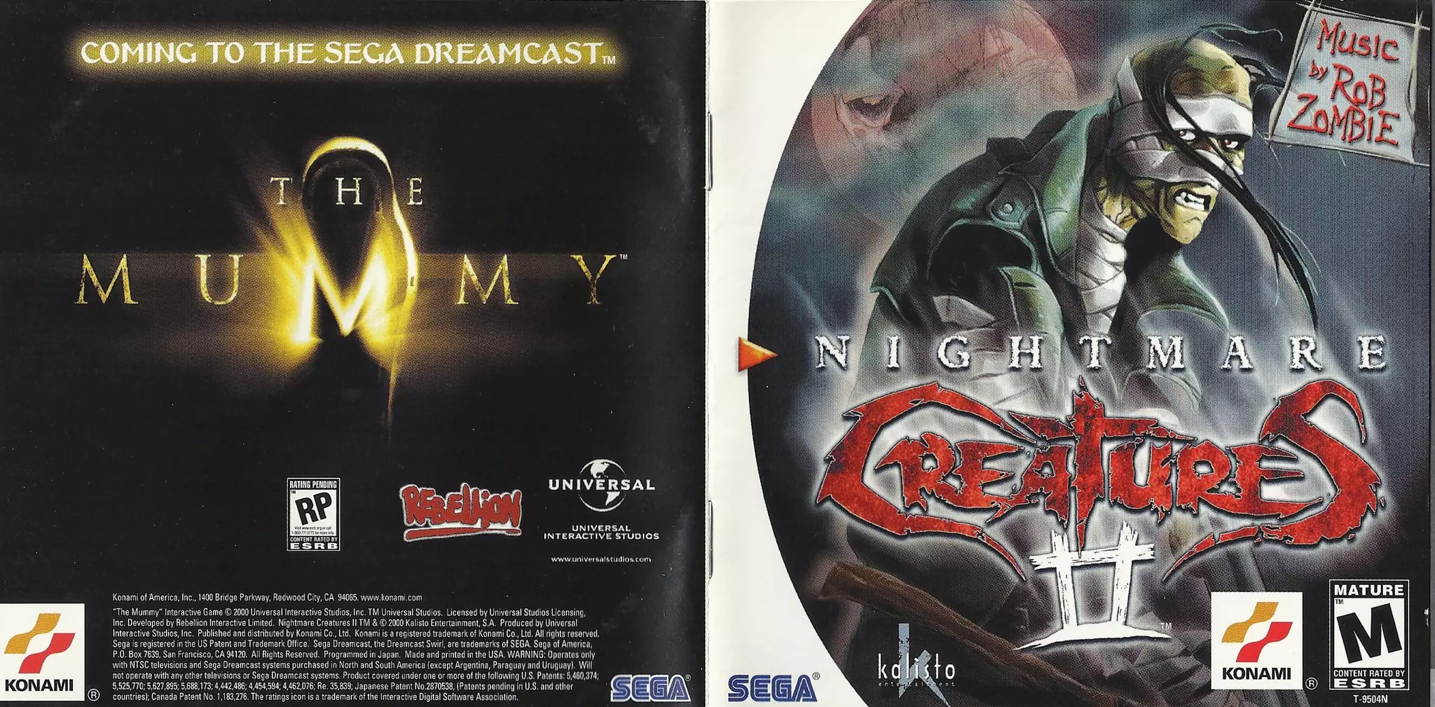 Nightmare creatures ii manual ntsc dreamcast | PDF