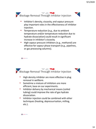 Nightmare of Hydrate Blockages: How to Remove them Safely and ...