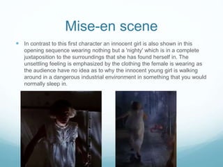 Nightmare on elm street opening sequence analysis | PPT