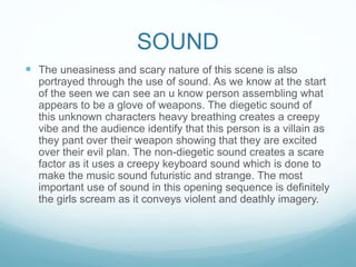 Nightmare on elm street opening sequence analysis | PPT