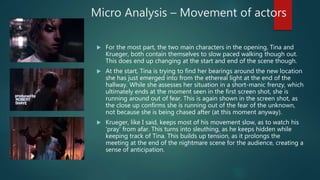Nightmare on elm street analysis | PPTX