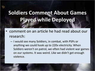 Nightmare protection as motivation to play video games | PPT