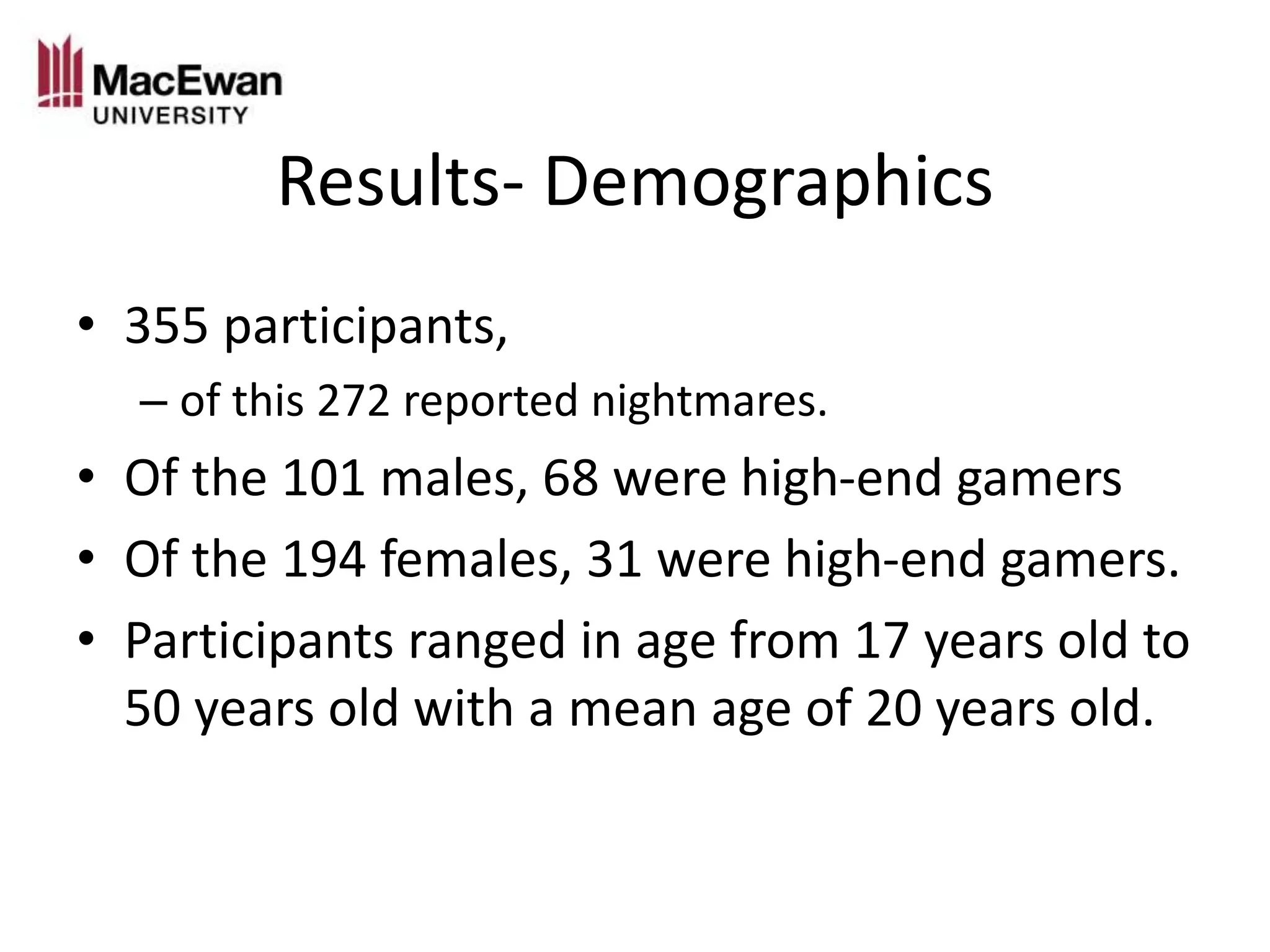 Nightmare protection hypothesis and female gamers | PPTX