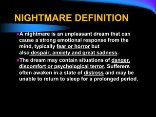 Nightmares | PPTX
