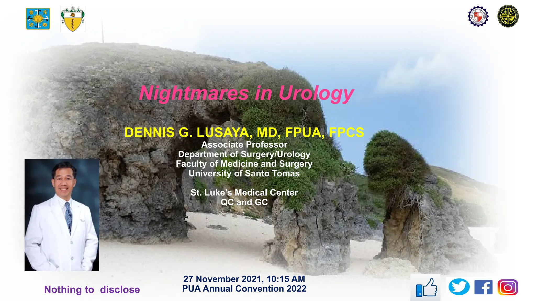 Nightmares in Urology , Laparoscopy and Robot Assisted Laparoscopic ...