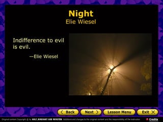 Night Introduction powerpoint | PPT