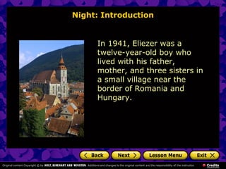 Night Introduction powerpoint | PPT