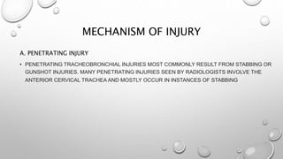 Tracheobronchial Injury | PPTX