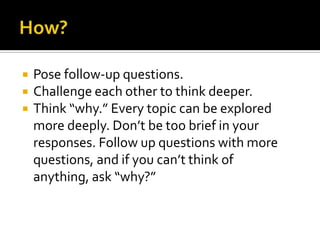 Night socratic seminar | PPTX