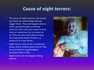 Night terrors | PPTX