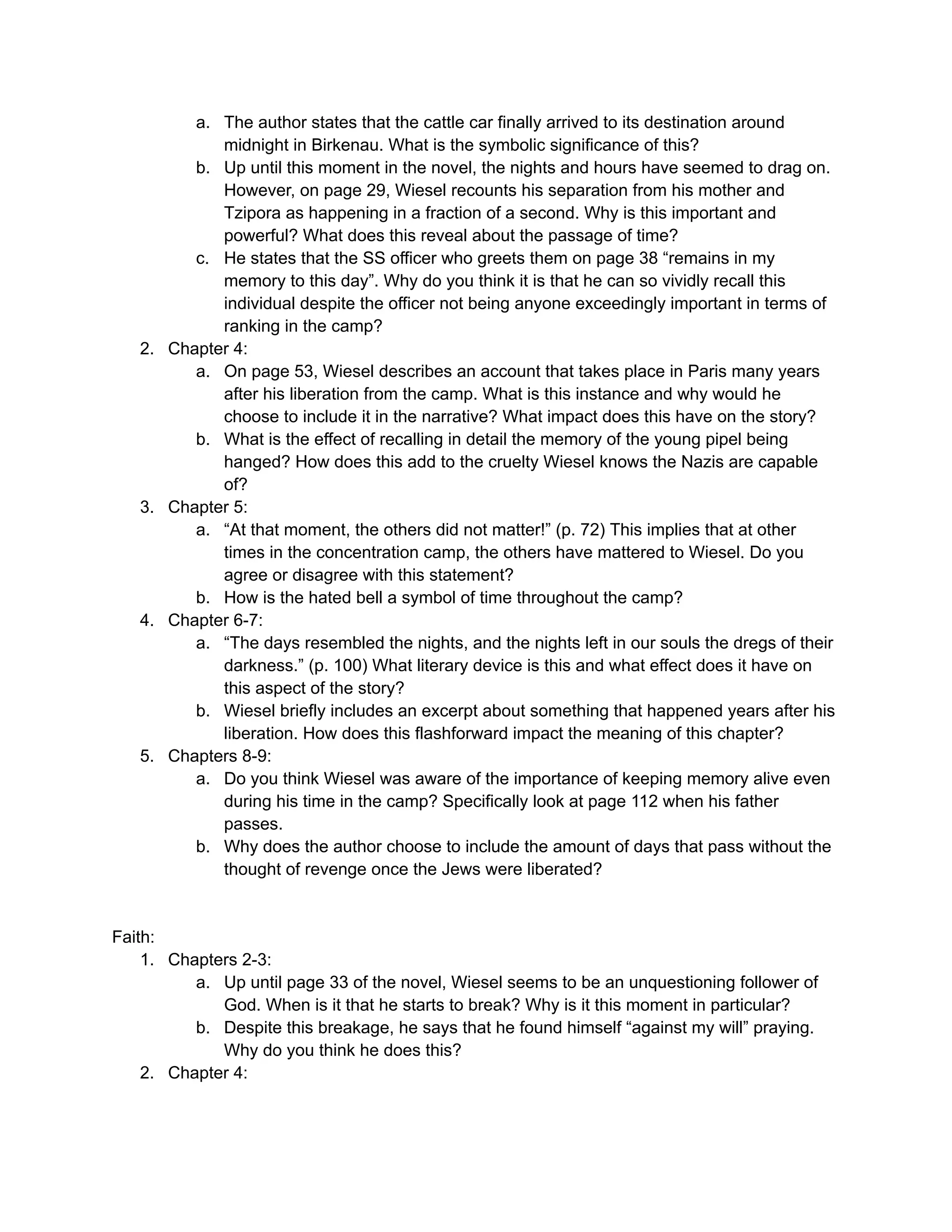 Night theme chart | PDF
