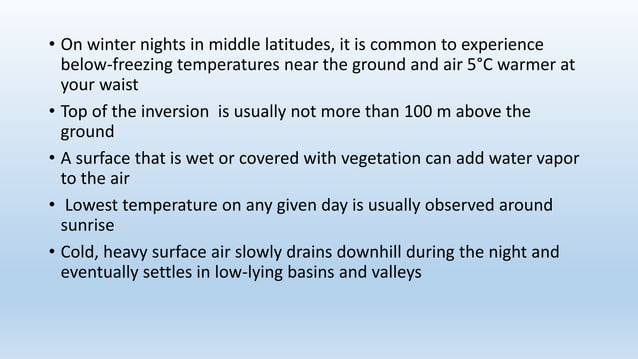 Night time cooling | PPTX