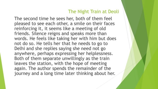 The Night train at Deoli | PPTX | Travel