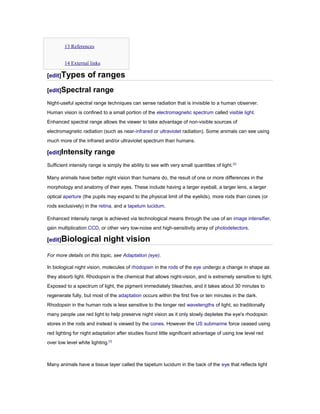 Night vision | DOC | Eye and Vision Conditions | Diseases and Conditions