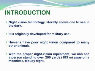 Night vision | PPT