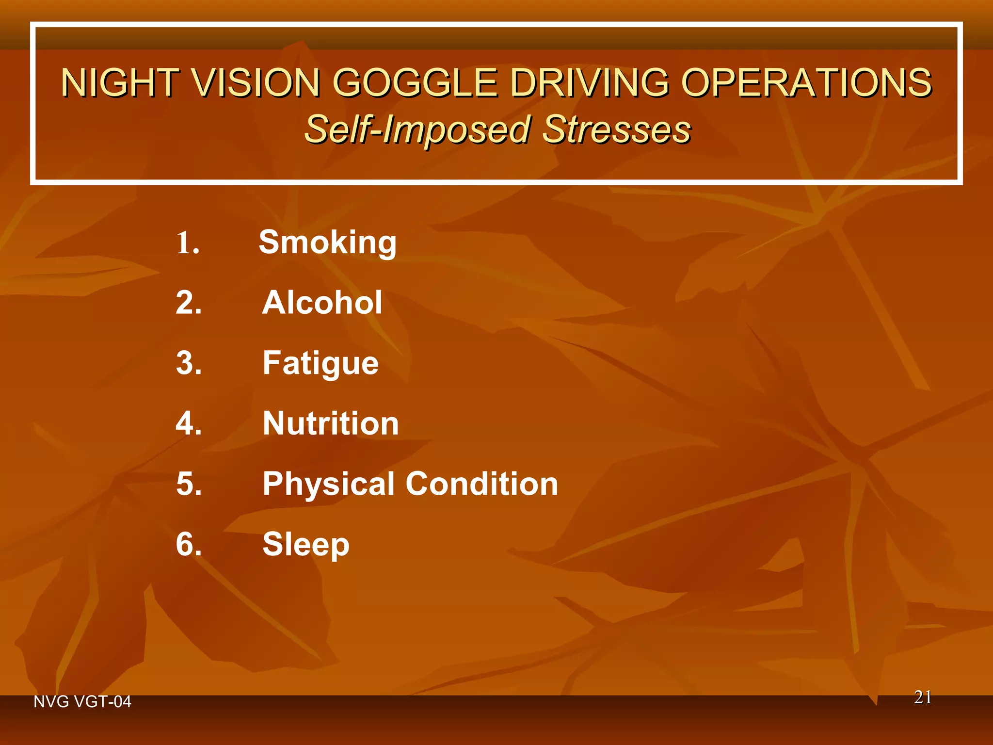 Night vision goggles the basics | PPT