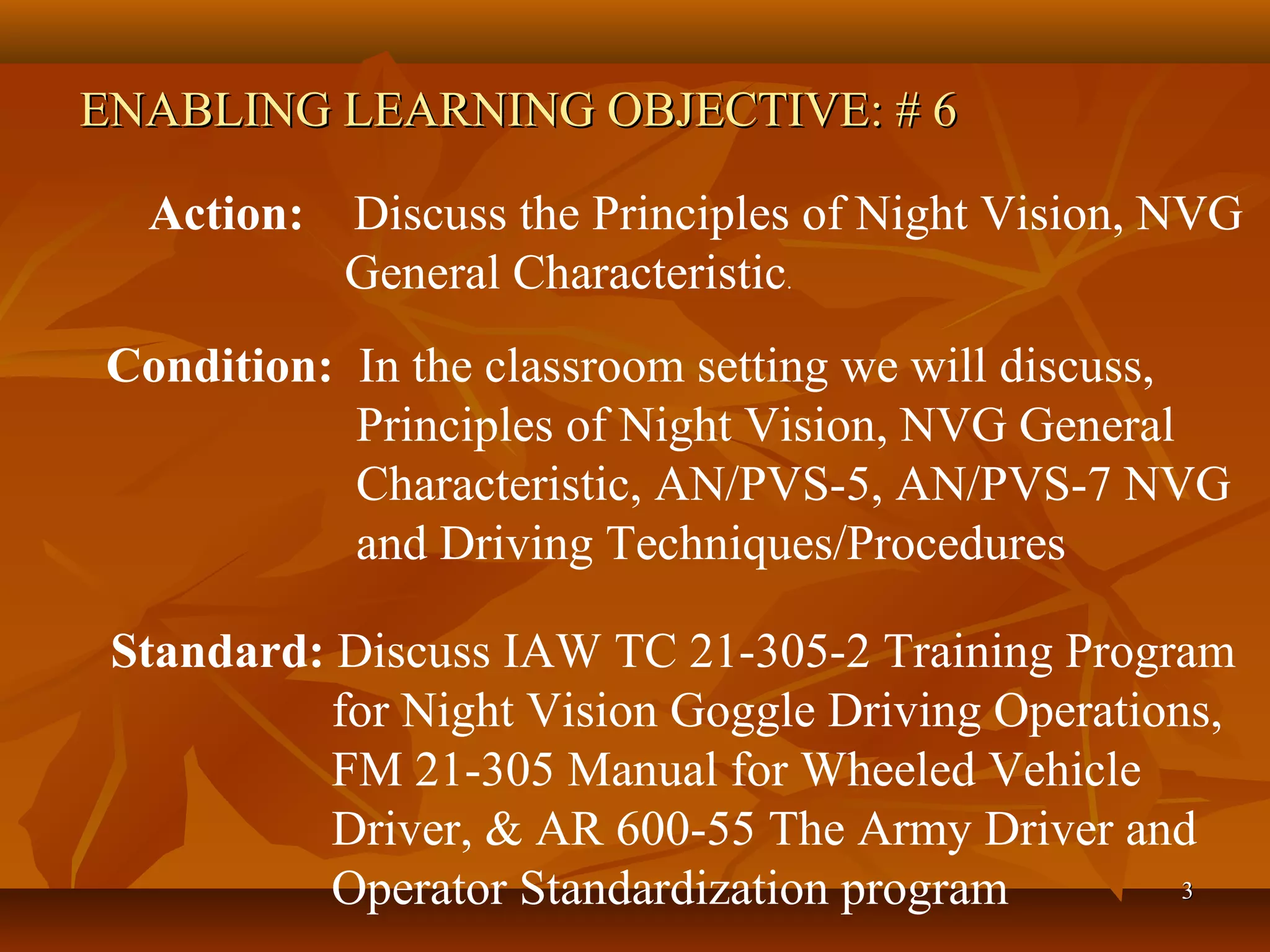 Night vision goggles the basics | PPT