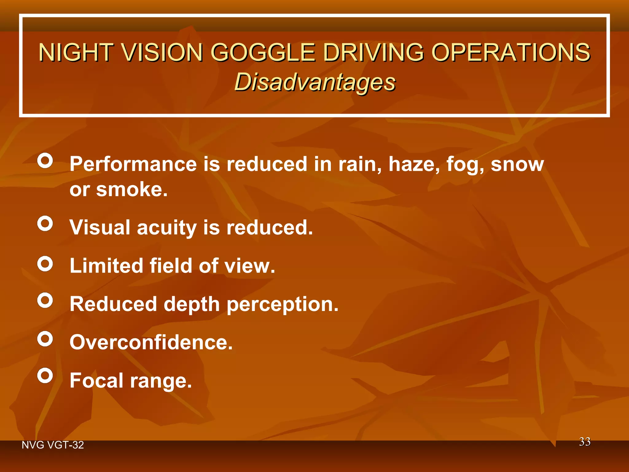 Night vision goggles the basics | PPT