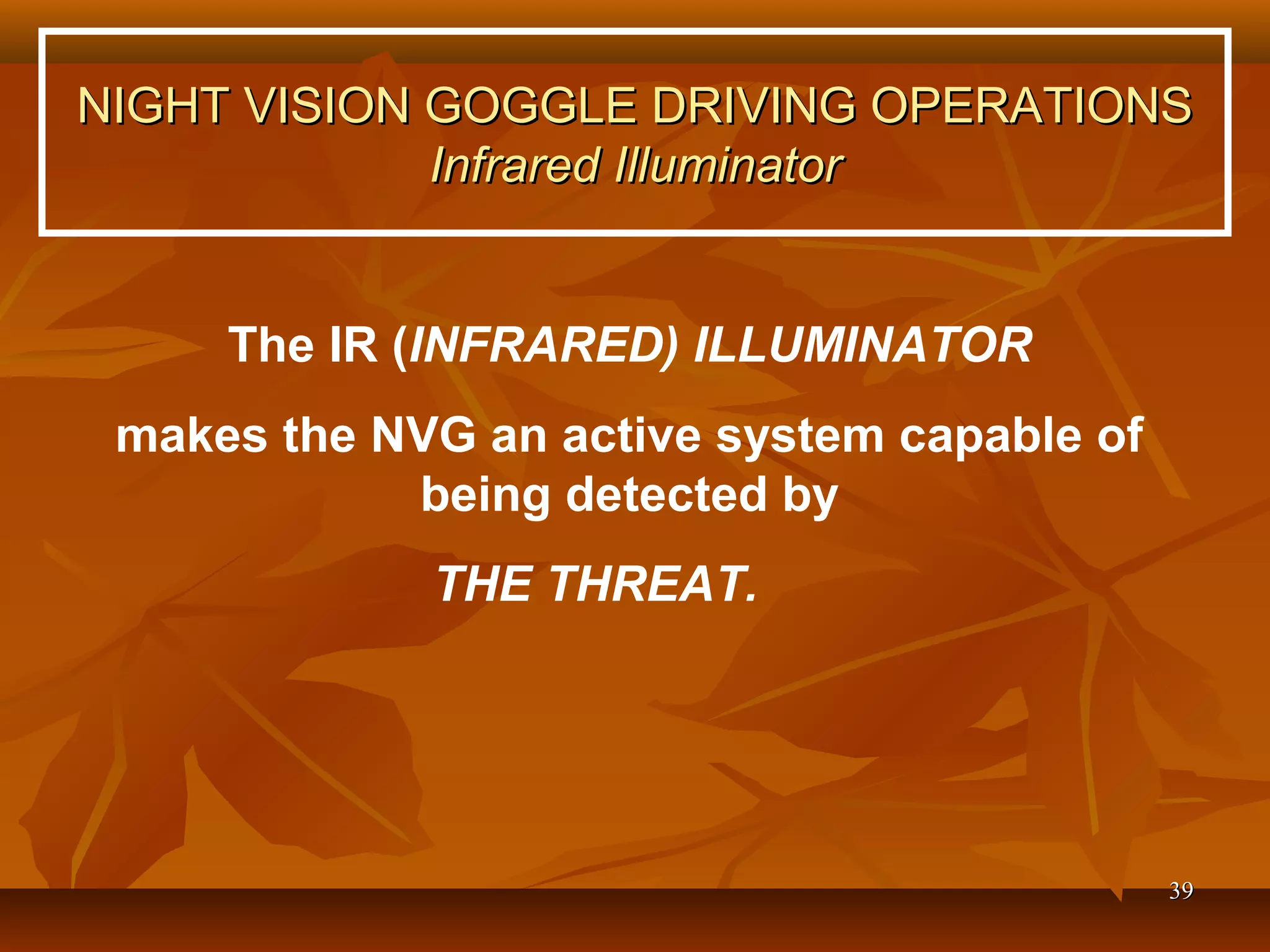 Night vision goggles the basics | PPT